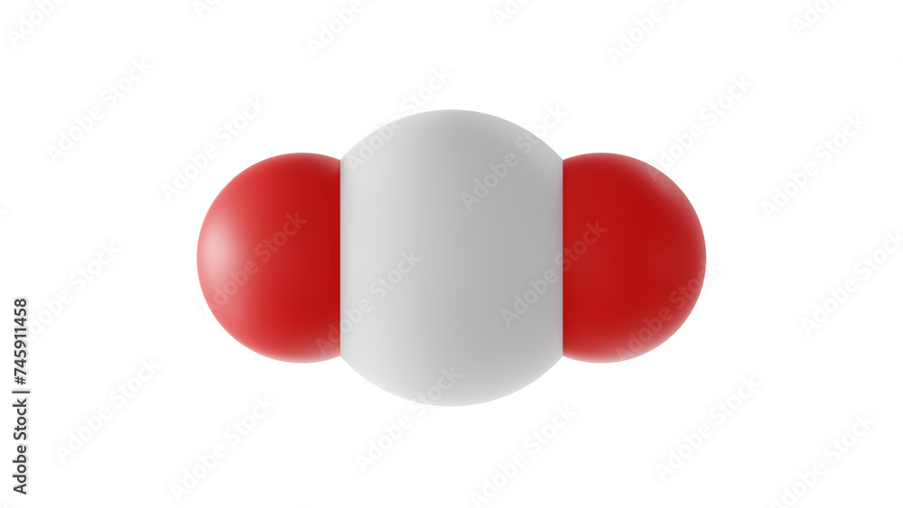 titanium dioxide molecule, food coloring e171, molecular structure ...