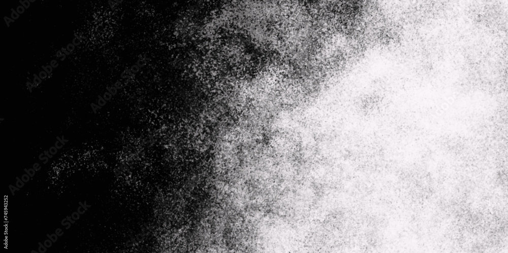 White, Black monochrome plaster old vintage. Dust particle, cloud ...