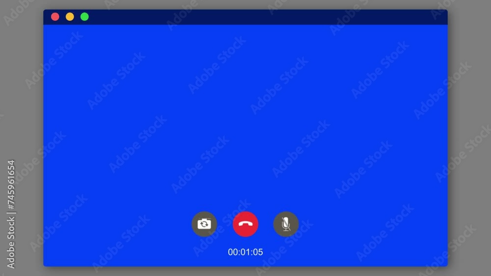 Camera viewfinder recording display and Blue screen background footage ...