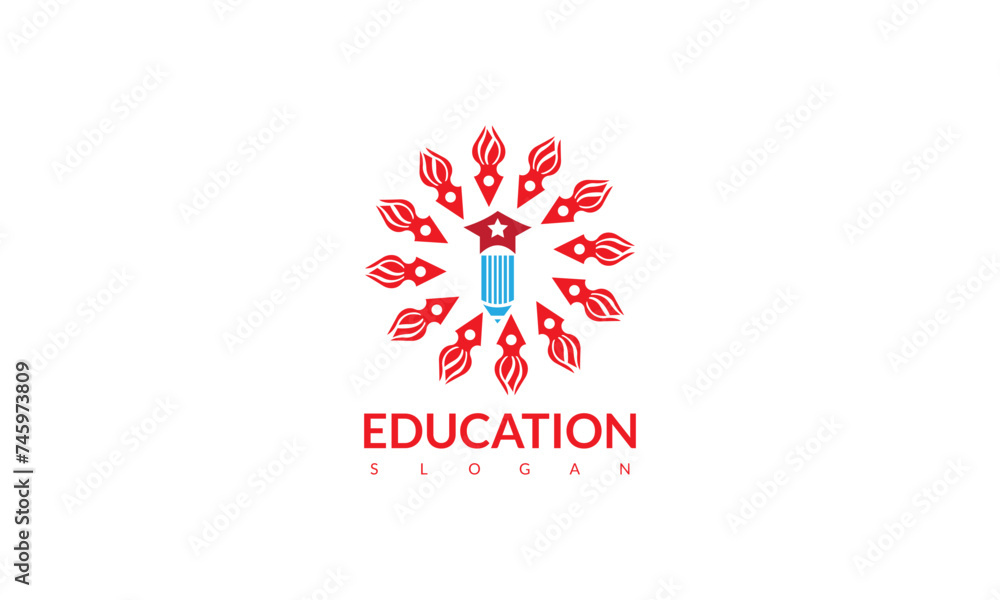 University and academy vector icons. Education logo. university and ...