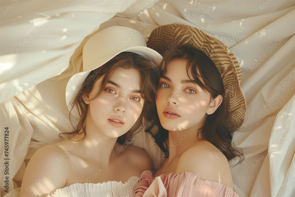 No filter photo of beautiful cute ladies natural beauty ideal figure ...