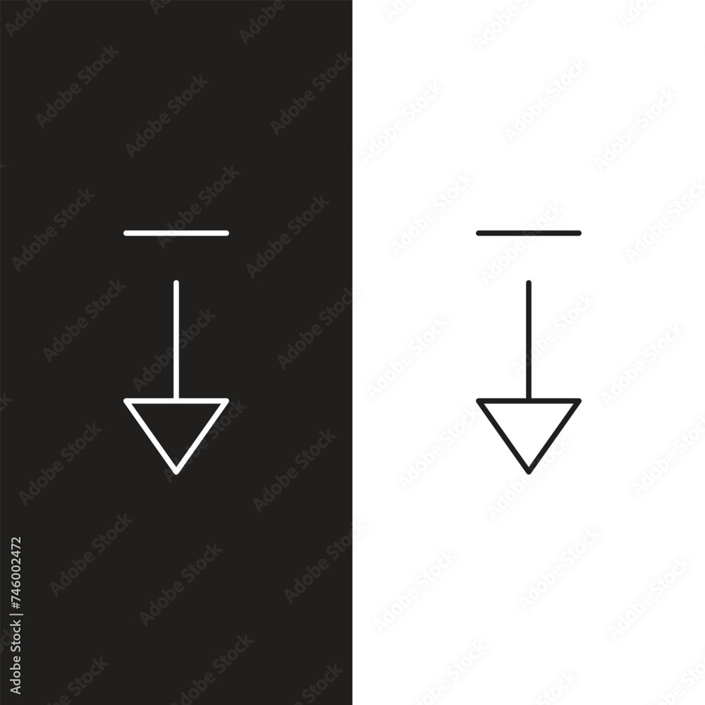 Arrows big black set icons. Arrow icon. Arrow vector collection. Arrow ...
