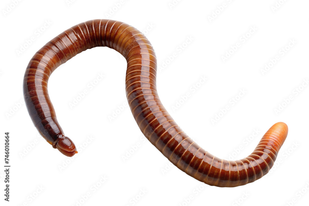 earthworm isolated on a transparent background Stock Illustration ...