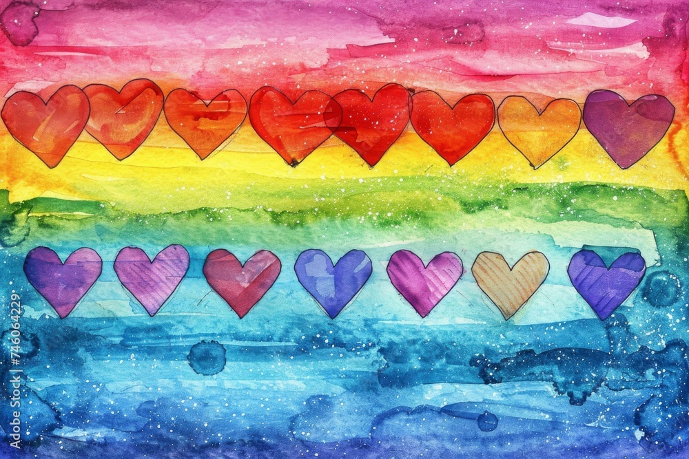 LGBTQ Pride dodgems. Rainbow self transformation colorful superior ...