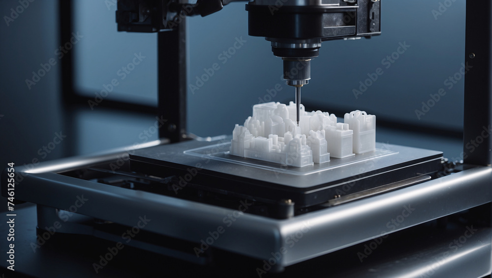 Modern 3D printer builds houses. 3D printer revolutionizes architecture ...