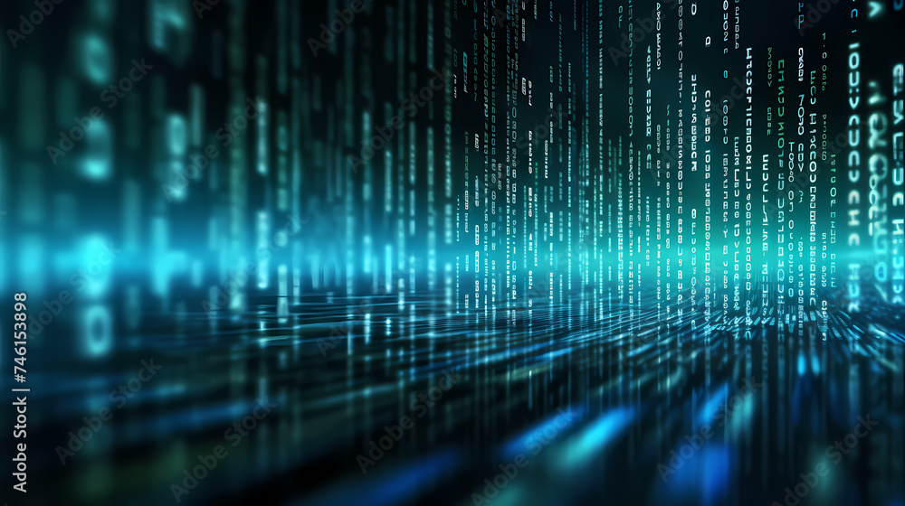 Abstract terminal display with line of code, warning and exclamation ...