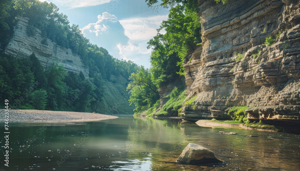 Turkey run state park, state park, forrest, hike trail, nature preserve ...