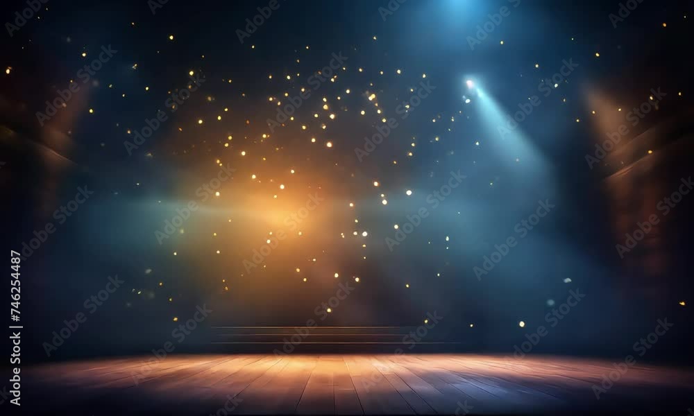 Dynamic Blur Stage with Radiant Light Flare | Mesmerizing Video ...