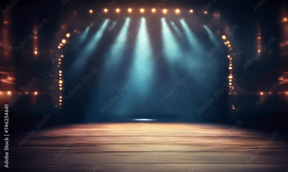 Dynamic Blur Stage with Radiant Light Flare | Mesmerizing Video ...