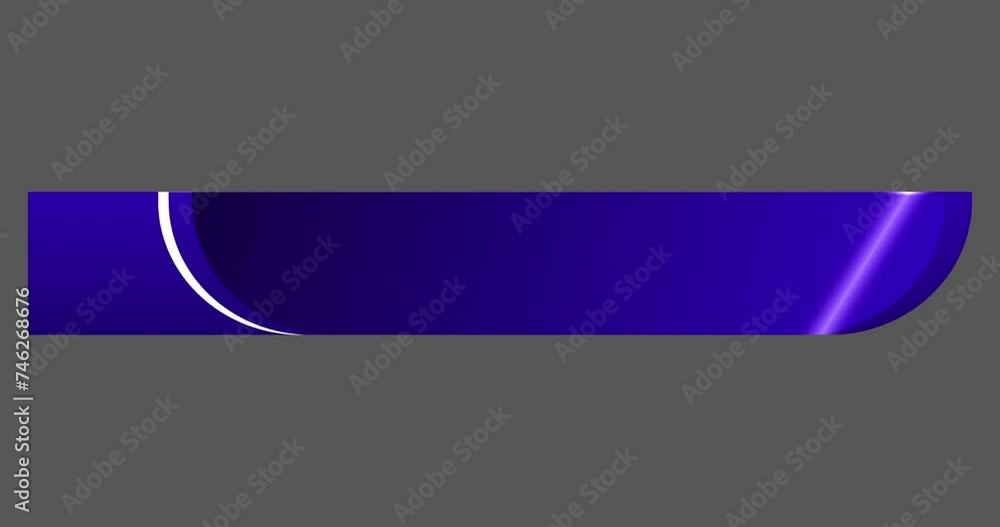 4K Cool and modern designed lower third in an alpha channel. Colored ...