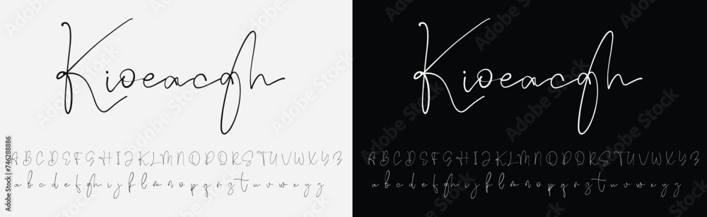 Font Handwritten Signature Brush Font Type Font lettering handwritten ...
