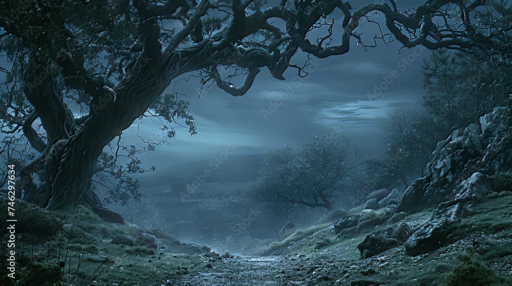 The background sets the stage, providing context and depth to the ...