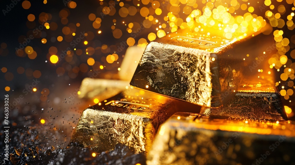 Goldsmith melting gold bars the alchemy of turning metal into treasure ...