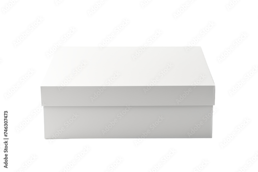 White Box. A white box is creating a stark and minimalist aesthetic ...