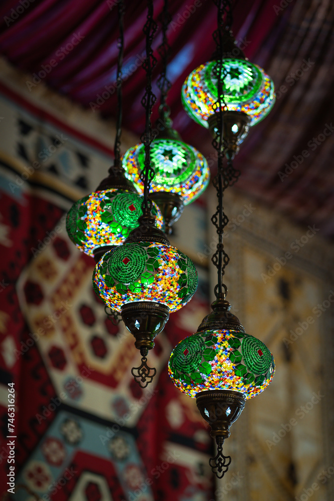 Beautiful Traditional Arabian Turkish ceiling lamps and light bulb ...