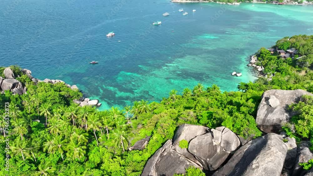 Koh Tao, Thailand, boasts crystal-clear waters, vibrant coral reefs ...