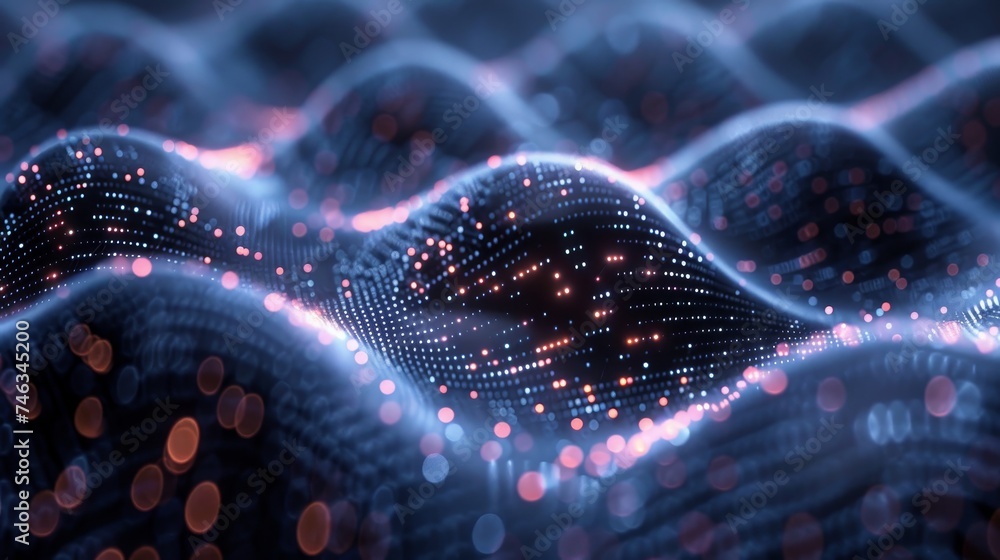 Showcase the complexity of digital signal processing backgrounds, where ...