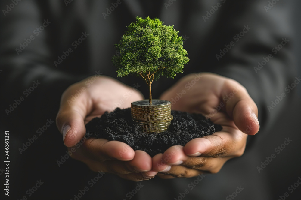 Investment and asset accumulation in the form of coins generate income ...