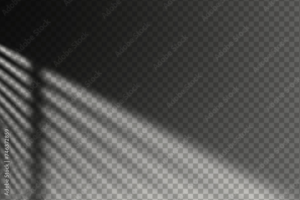 Light effect shadow overlay from window isolated transparent background ...