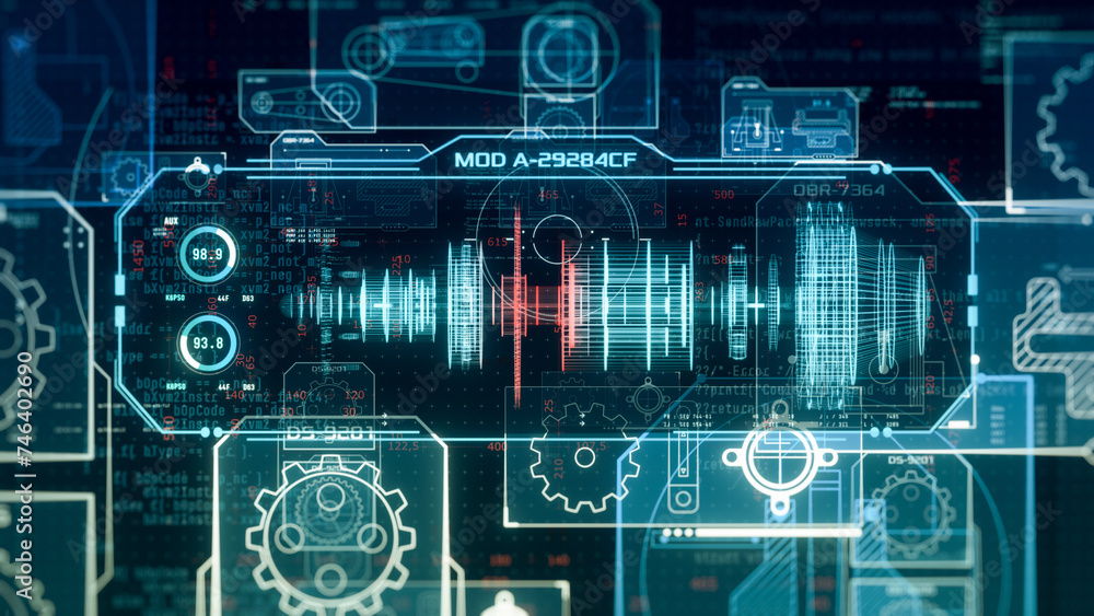 futuristic interface for computer aided manufacturing software ...