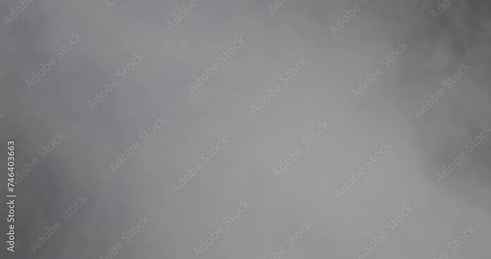 Vidéo Stock Natural white fog or smoke on dark copy space background in ...