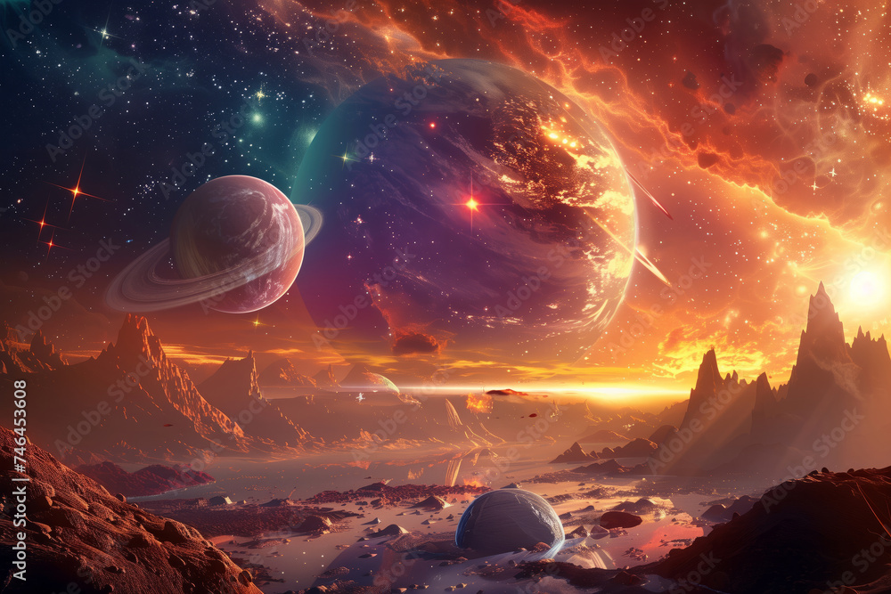 epic journey through the cosmos with capturing the essence of space ...