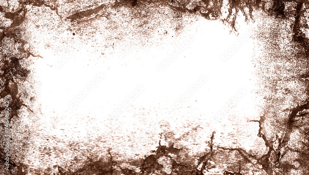 Old brown vintage film frame overlays texture. Overlays screen border ...