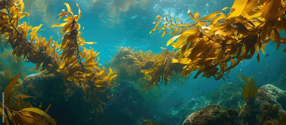 Giant kelp off Monterey forms important habitat for diverse marine life ...
