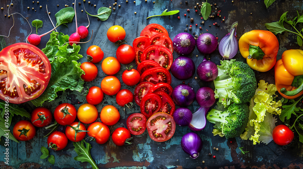 Still life photography of vegetables crafted into botanical art ...