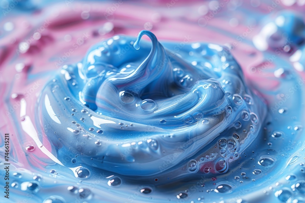 Facial in plaster skin care cream. Skincare treatment products ...