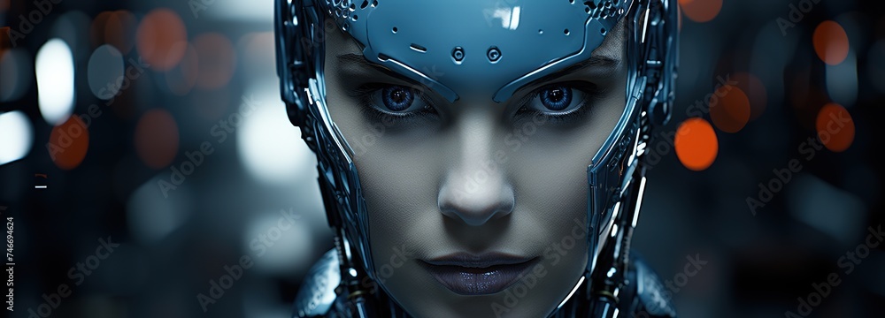 an animated image with an image of an irobot robot, in the style of ...