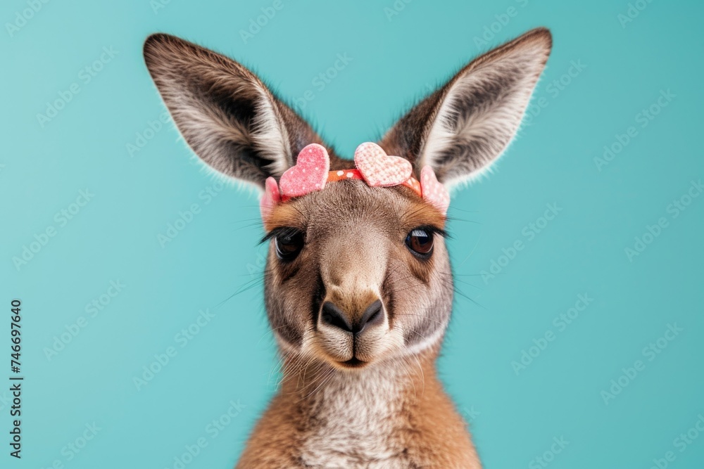 The symbol of Australia is the kangaroo. Cute animal. Rest. Homely ...