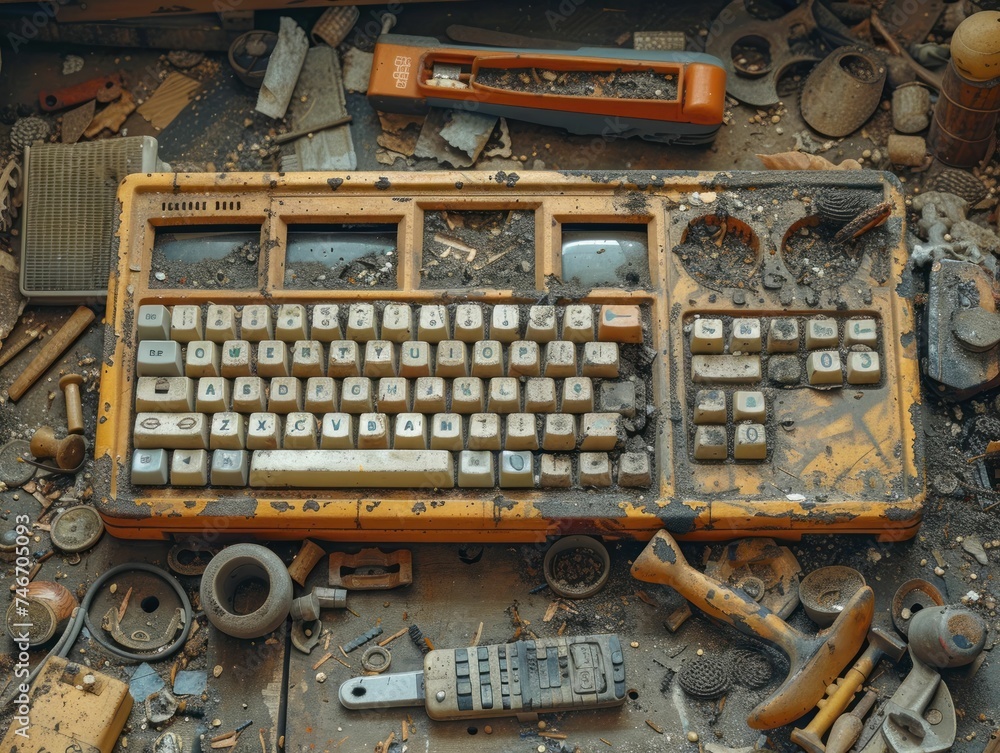 Digital devices devolving into primitive tools, reverse evolution of ...