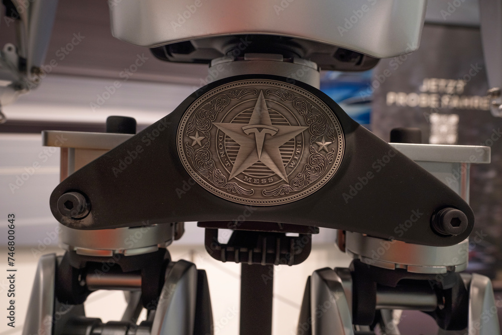 featuring Tesla Bot Optimus, humanoid robot prototype by Tesla, Inc ...