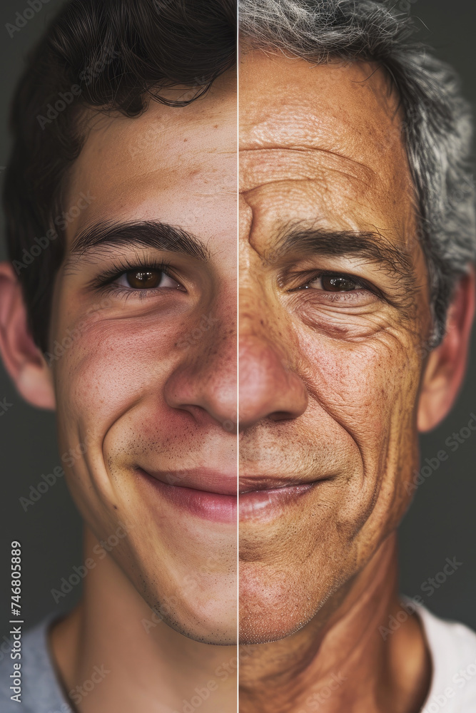 Youth Meets Wisdom: A Striking Visual Contrast of Early Vigor and ...