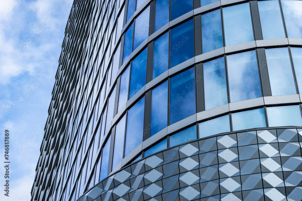 Katowice Global Office Park ZABRSKA glass tall corporate office ...