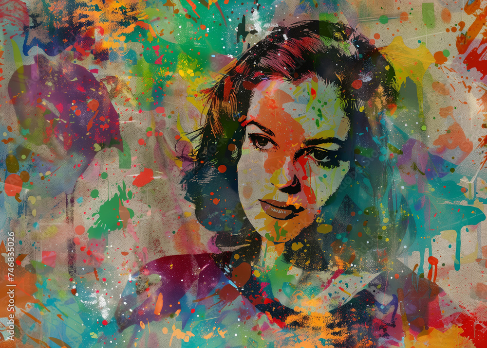 Dynamic Pop Art Collection: Bold Portraits with Vivid Colors and ...