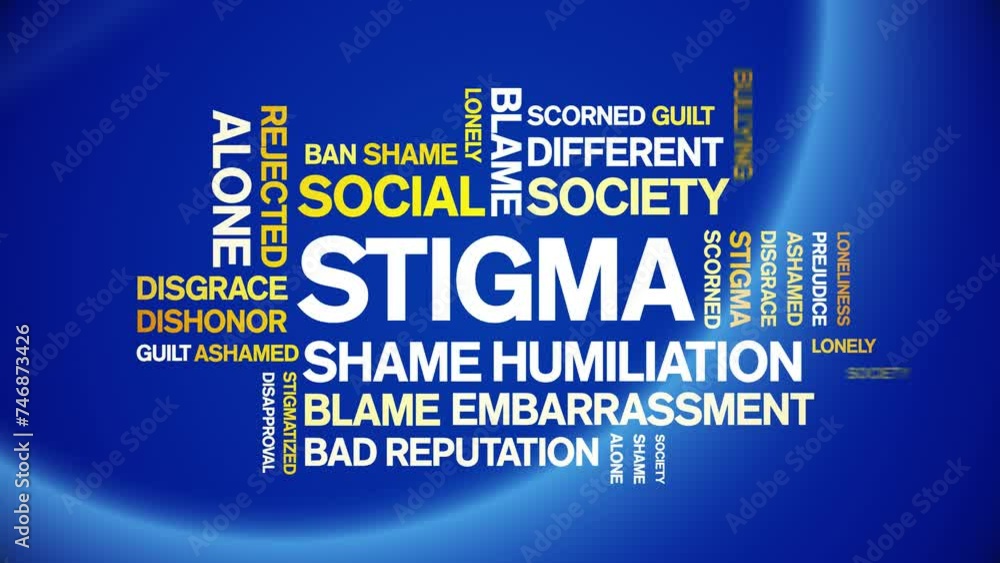 Stigma animated tag word cloud;text design animation kinetic typography ...