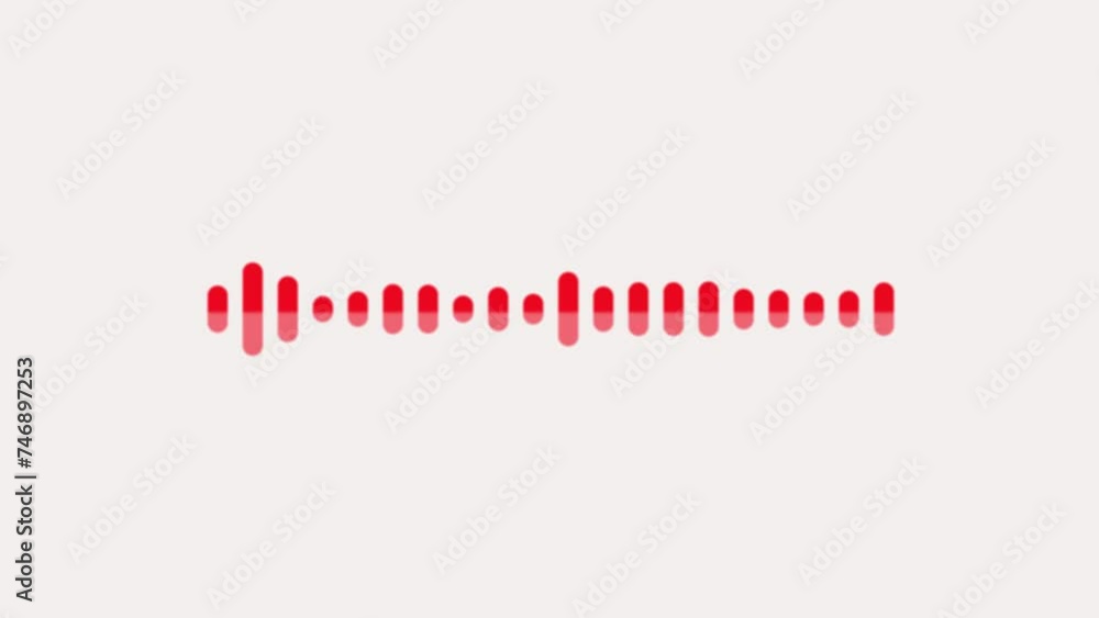 Sound wave icon sound vibration background, Audio spectrum sound wave ...
