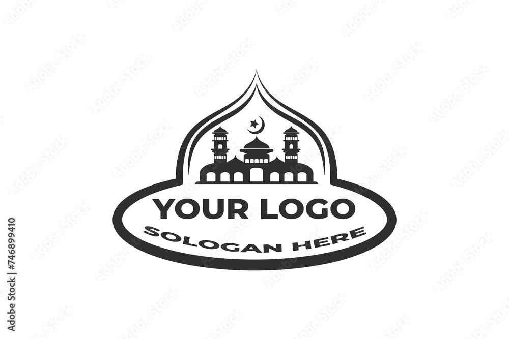 Islamic Logo Design, Modern Islamic Emblem for Branding, Unique Islamic ...