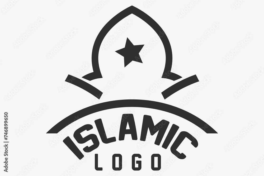 Islamic Logo Design, Modern Islamic Emblem for Branding, Unique Islamic ...