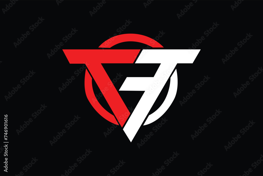 t f v tf tv ft fv vt vf tfv ftv vtf rvf fvt vft initial logo design ...