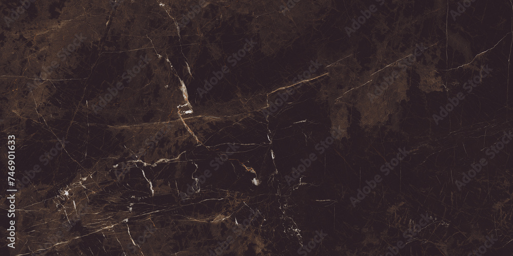 dark brown chocolate color high glossy natural marble slab vitrified ...