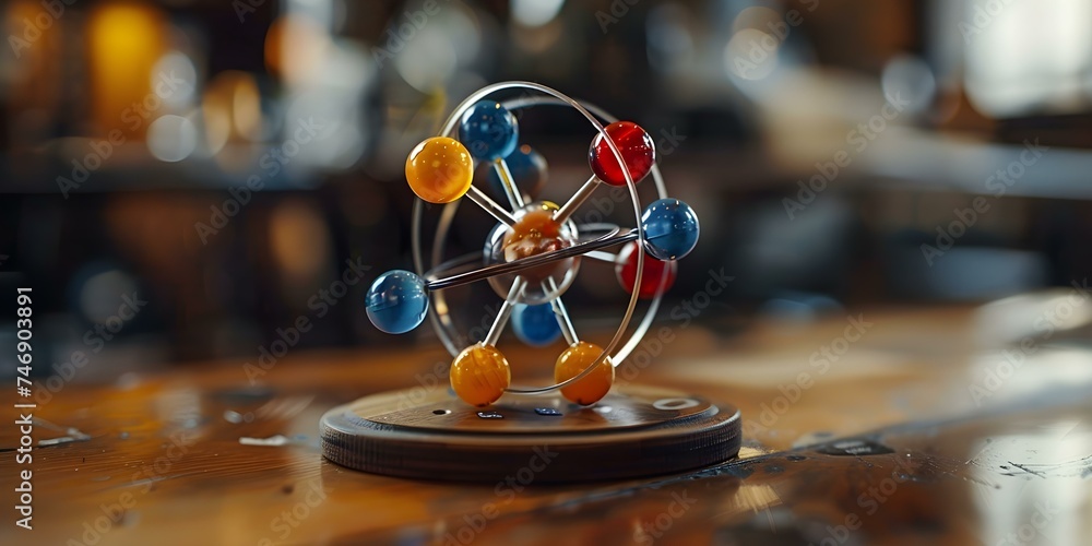 Classic atom models demonstrate chemistrys foundational theories in ...