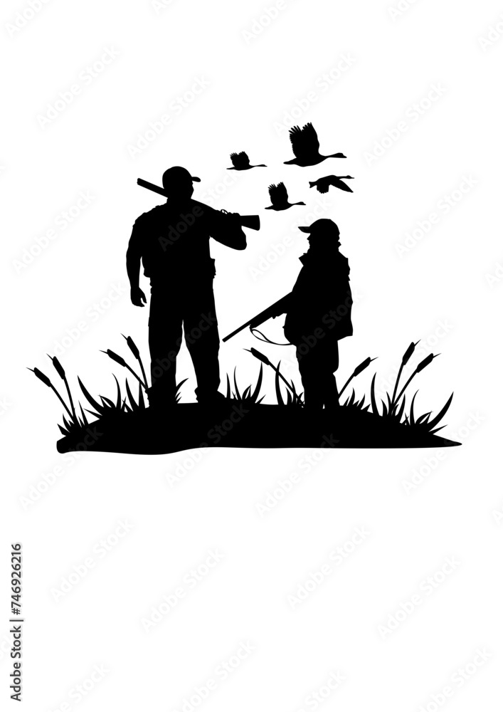 Hunting Dad and Son | Outdoor Father and Son | Hunter Dad and Son ...