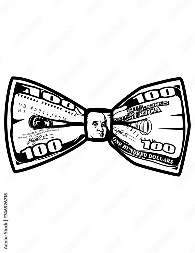 Dollar Ribbon | One Dollar Bill | Box | Money Bow | Dollar Sign | Rich ...