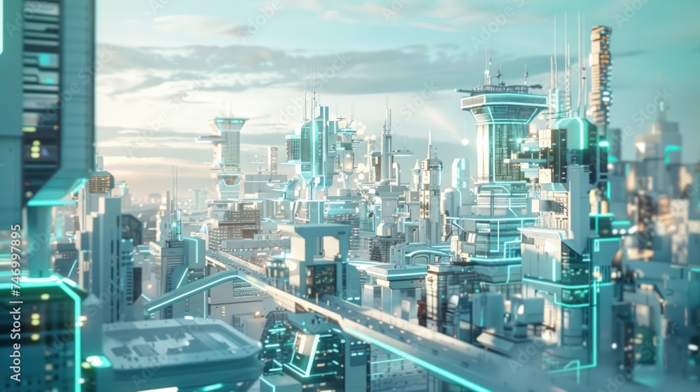 Metaverse digital world smart city, digital technology security energy ...