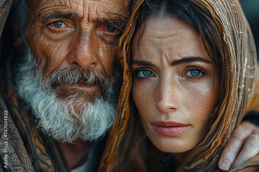 Abraham and Sarah, Bible characters. Stock Photo | Adobe Stock