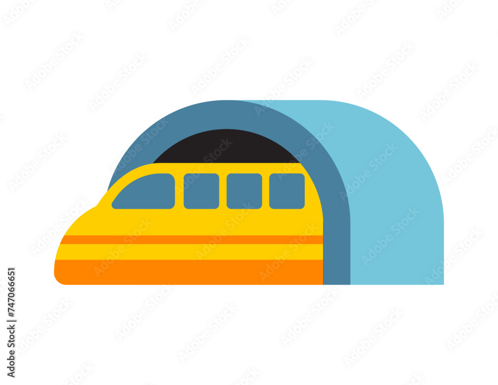 subway train illustration for coloring book template, subway for kid ...