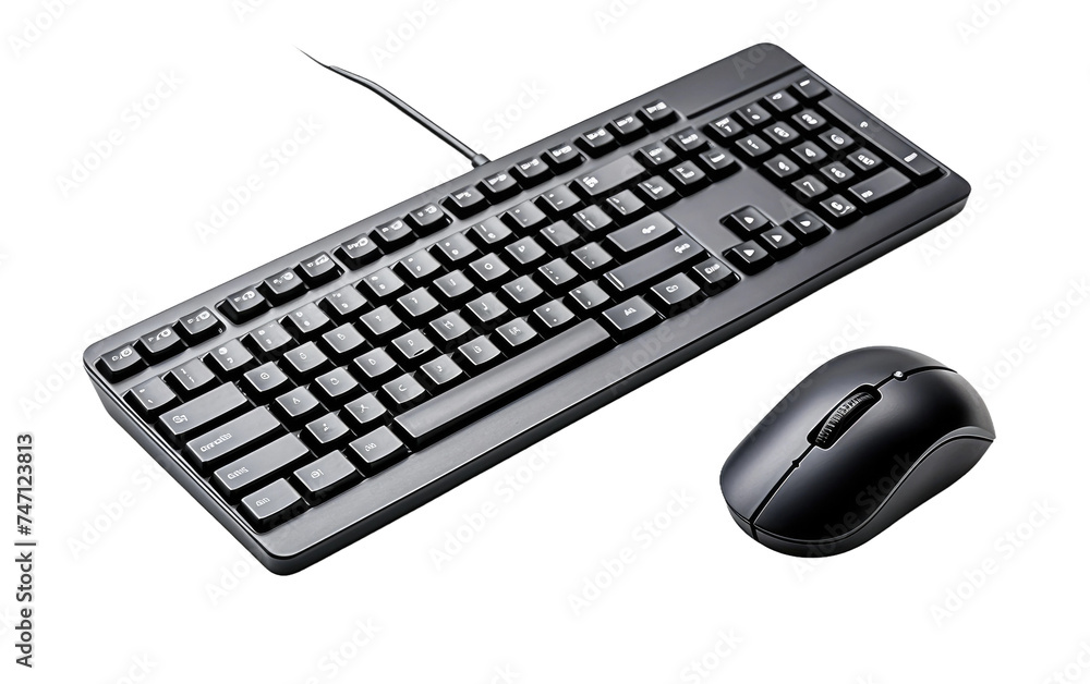 Computer Keyboard and Mouse. A computer keyboard and mouse are placed ...